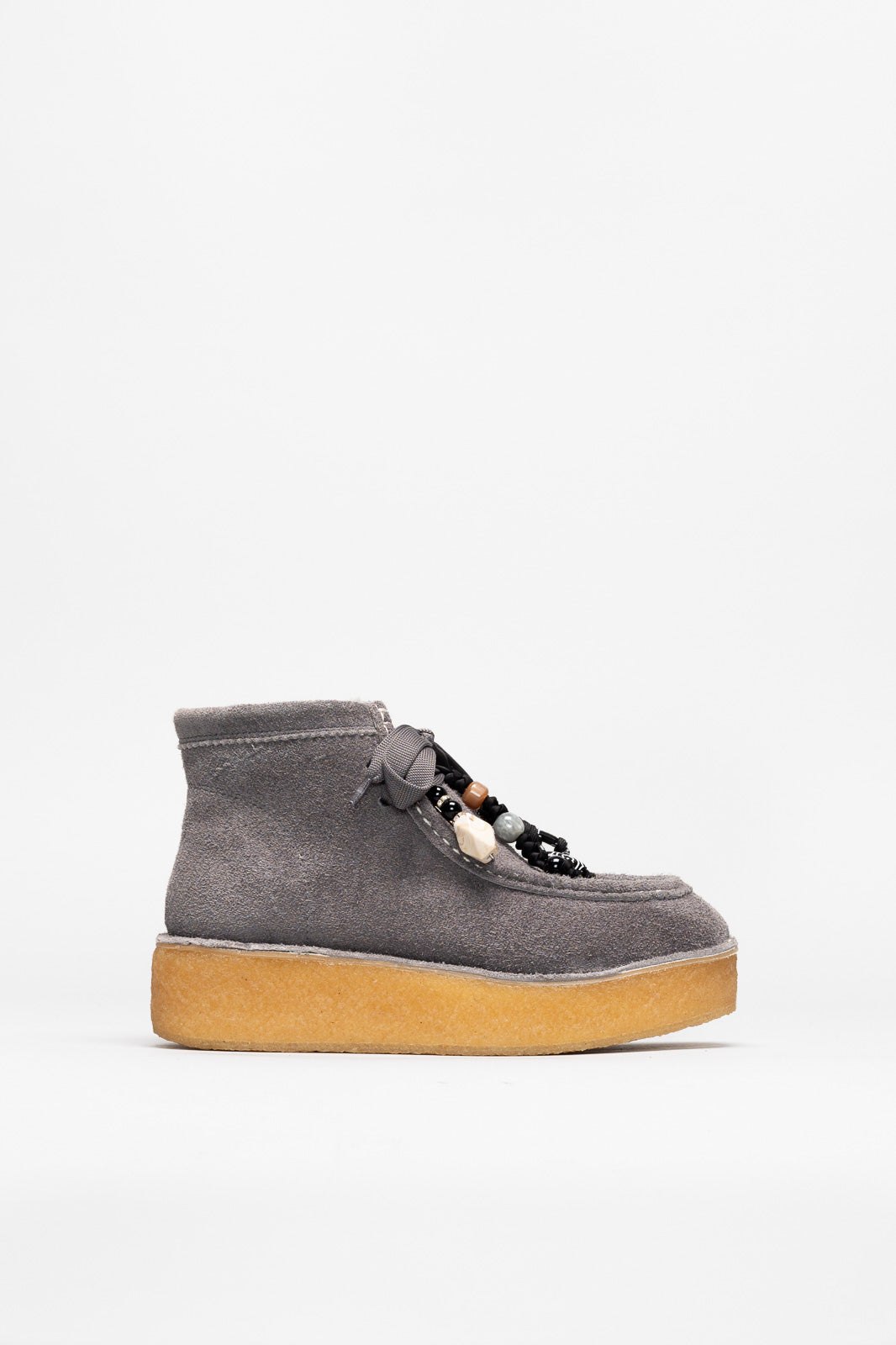 Folk-Boot Ikki | Iron Grey Vintage Suede, Made in Italy | CC Shoes